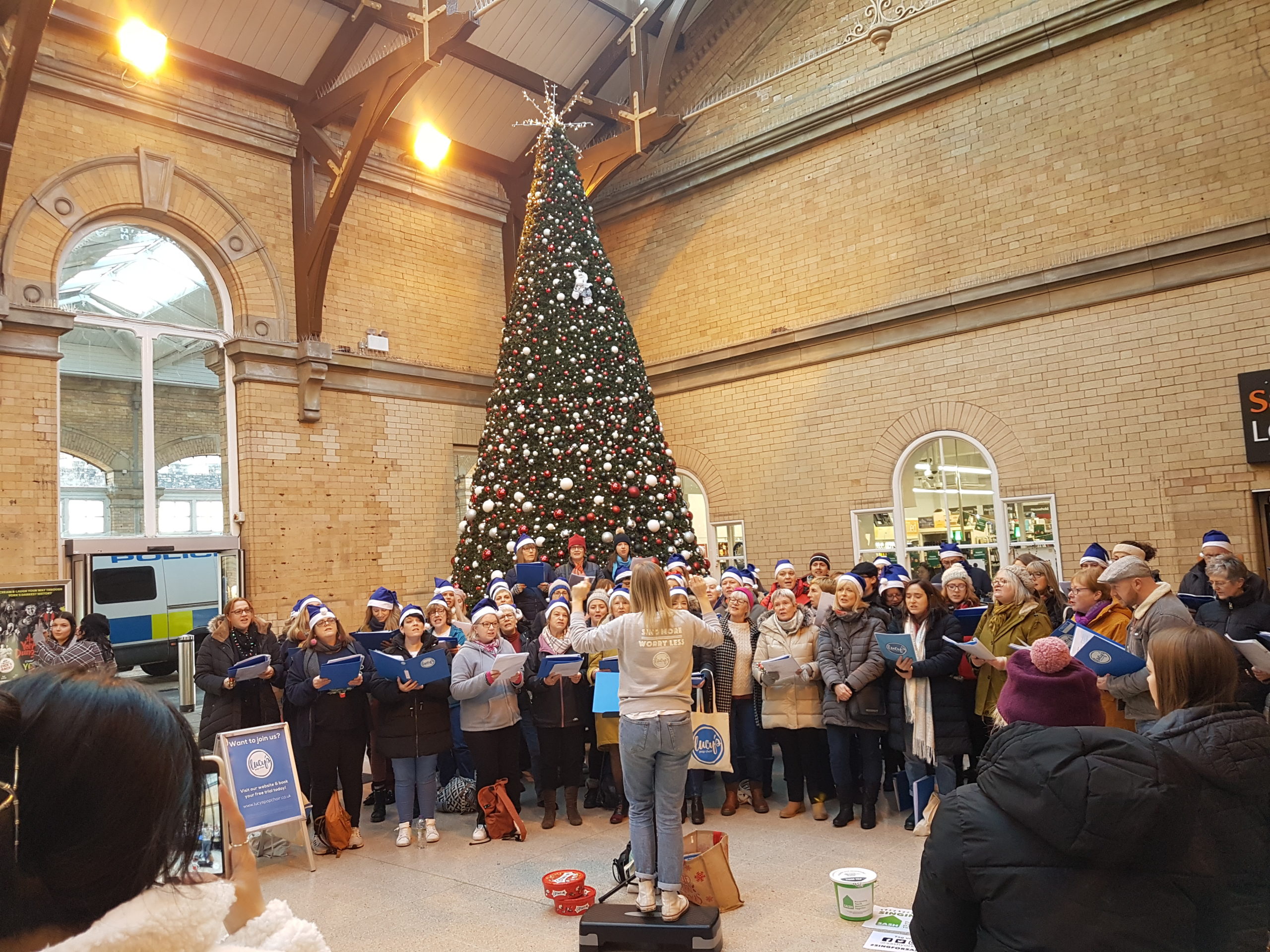 Sing for SASH Christmas 2023 - York Train Station - SASH